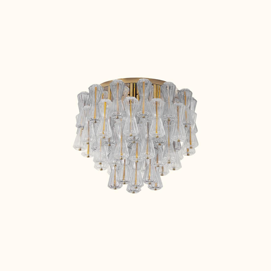 Murano Blown Glass Ceiling Lamp, Clepsydra – Tinuse Light