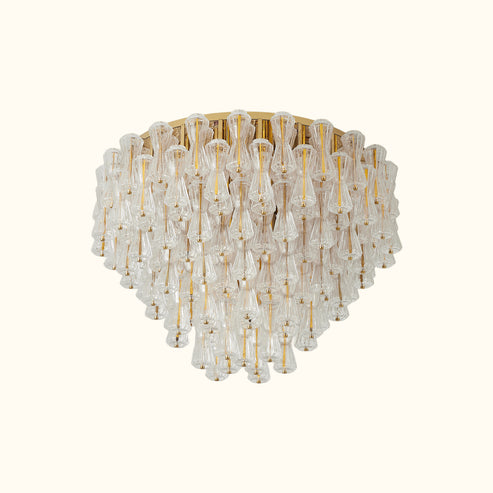 Murano Blown Glass Ceiling Lamp, Clepsydra – Tinuse Light